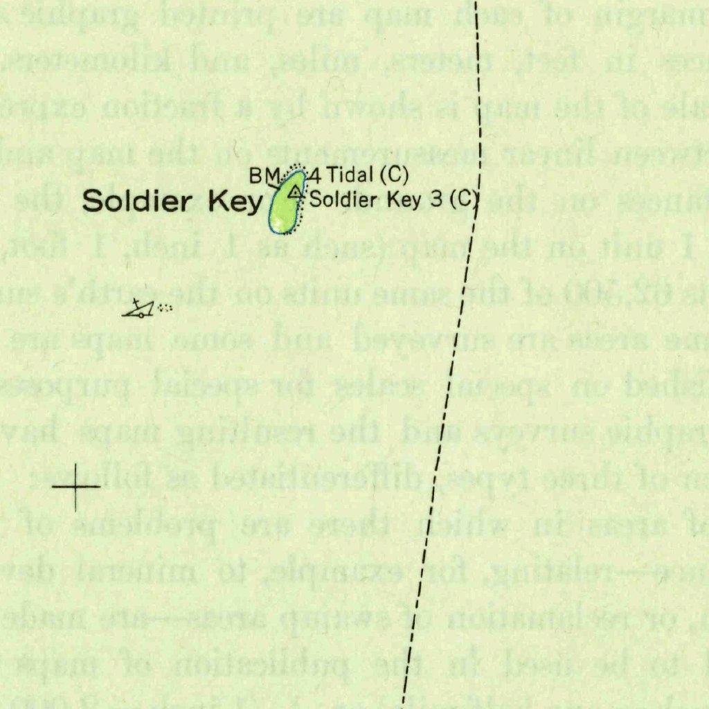 Soldier Key, FL (1948, 24000-Scale) Map by United States Geological ...