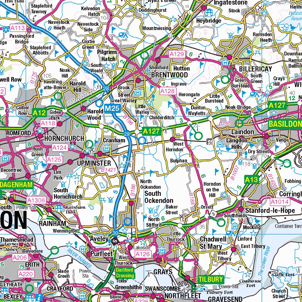Greater London Map by Red Geographics | Avenza Maps