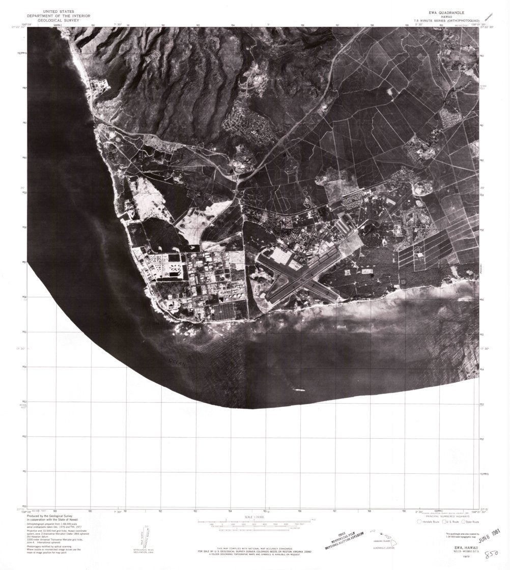 Ewa, HI (1977, 24000-Scale) Map by United States Geological Survey ...