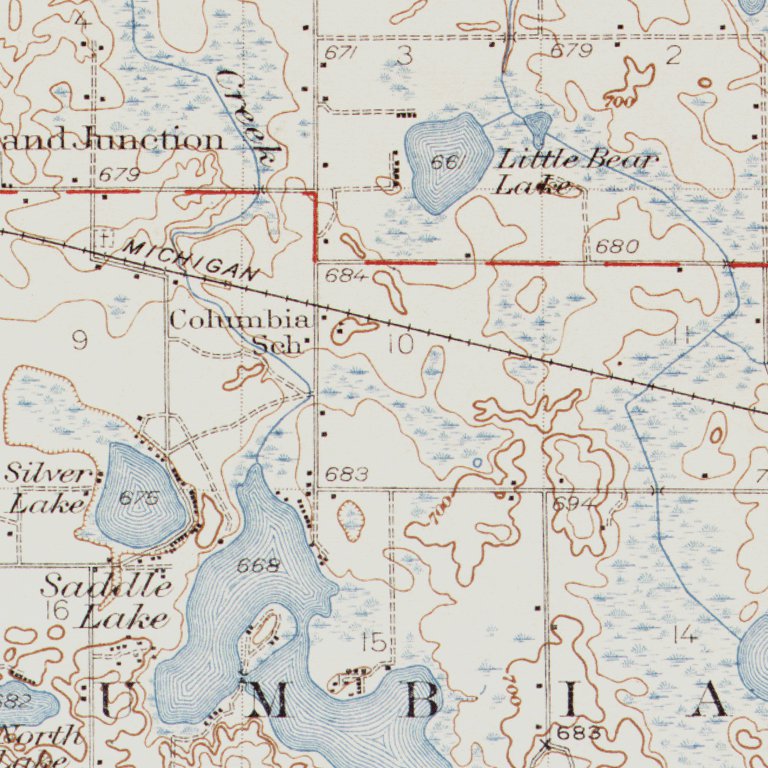 MI-BANGOR: Authoritative US Topos Historic 1931 Map by Western Michigan ...
