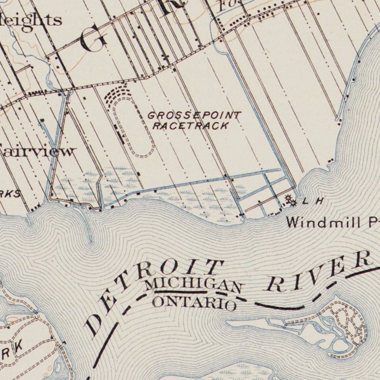 MI-GROSSEPOINT: Authoritative US Topos Historic 1905 Map by Western ...