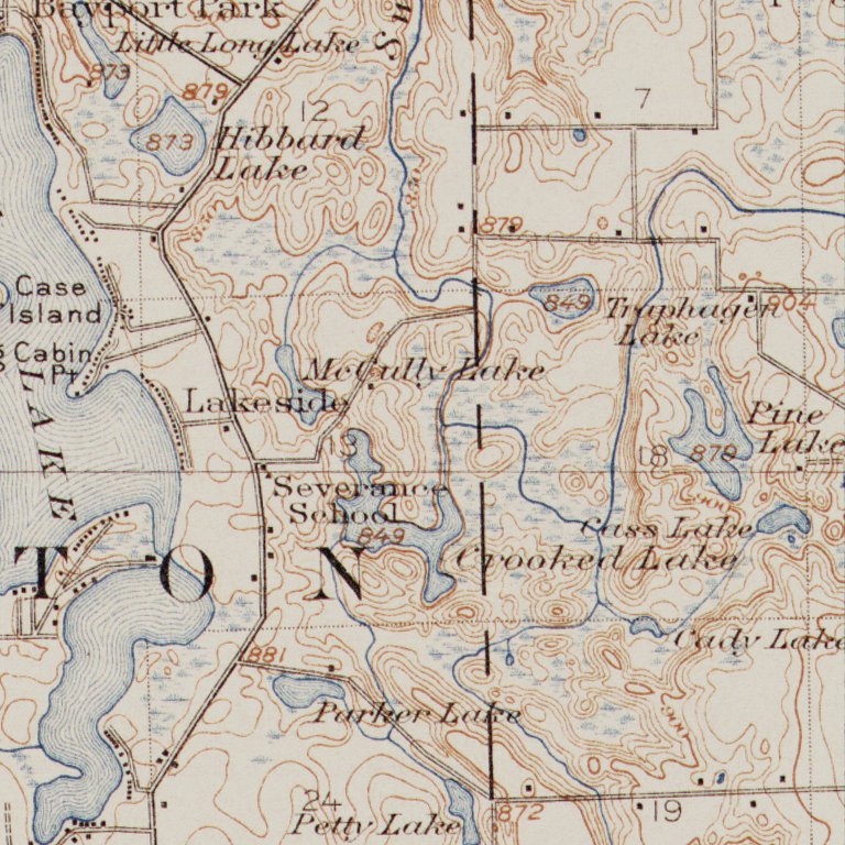 MI-HOLLY: Authoritative US Topos Historic 1922 Map by Western Michigan ...
