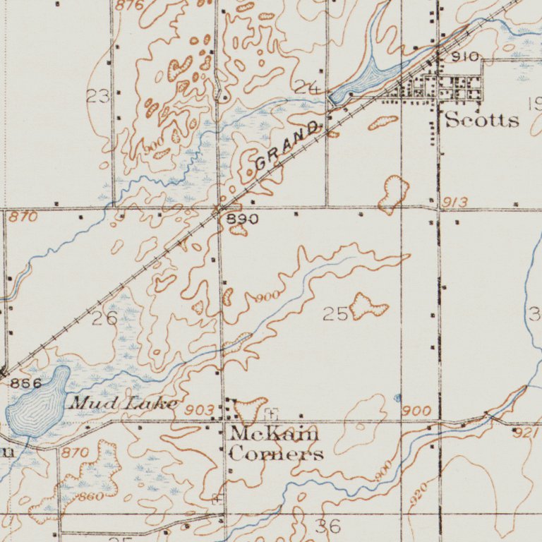 MI-LEONIDAS: Authoritative US Topos Historic 1932 Map by Western ...