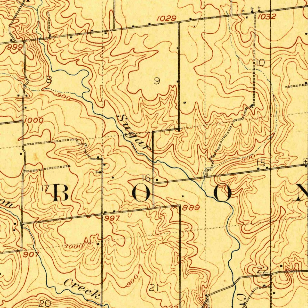 Waukee, IA (1908, 62500-Scale) Map by United States Geological Survey ...