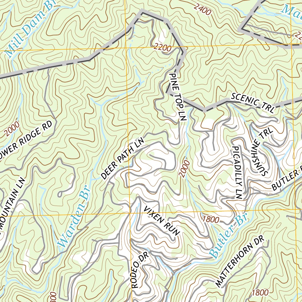 NPS/USGS 2016 Jones Cove Topographic Map by Great Smoky Mountains ...