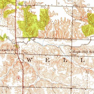 Galva, IL (1940, 62500-Scale) Map by United States Geological Survey ...