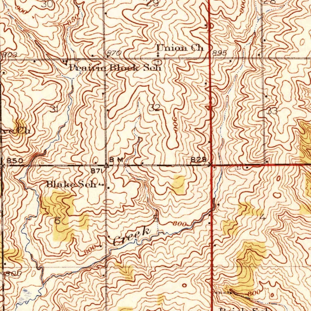 Pecatonica, IL-WI (1936, 62500-Scale) Map by United States Geological ...