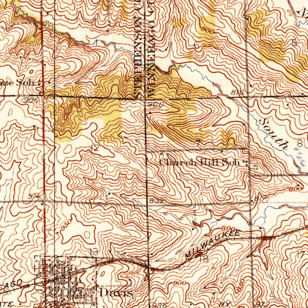 Pecatonica, IL-WI (1936, 62500-Scale) Map by United States Geological ...