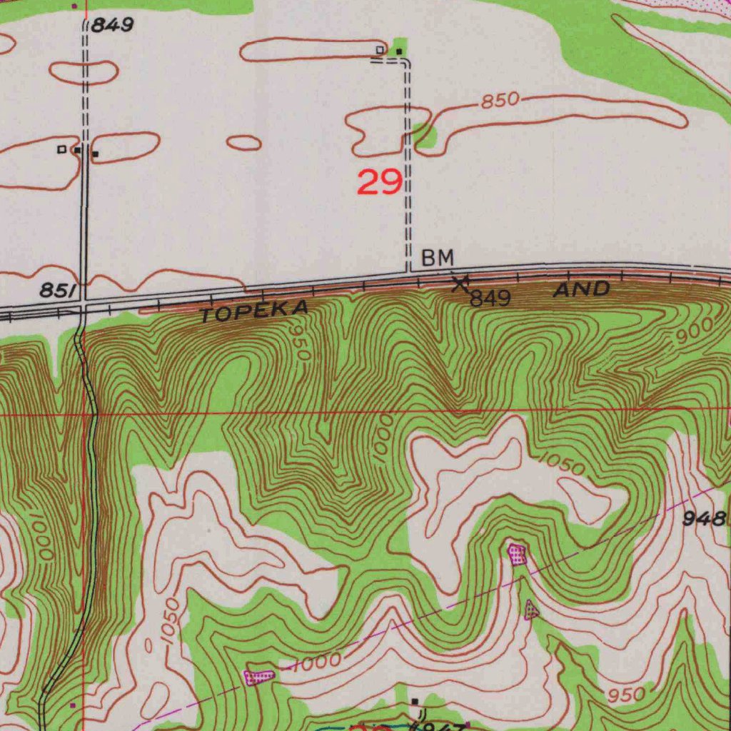 Perry, KS (1949, 24000-Scale) Map by United States Geological Survey ...