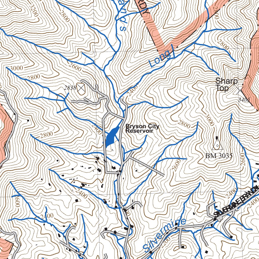 NPS Bryson City 2017 Map by Great Smoky Mountains National Park ...