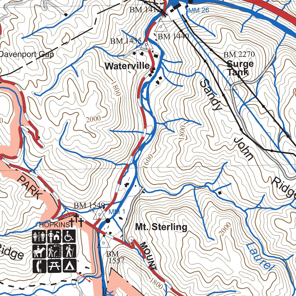 NPS Waterville 2017 Map by Great Smoky Mountains National Park | Avenza ...