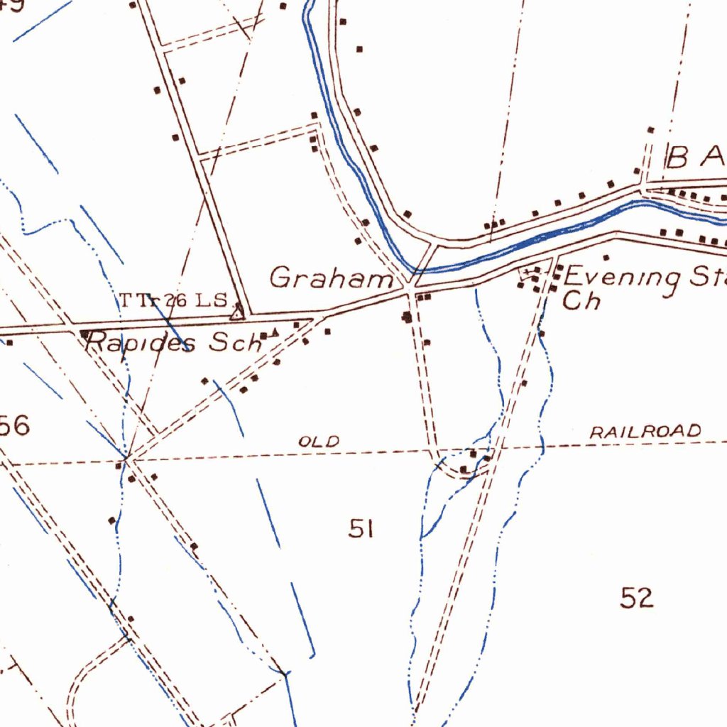 Rapides, LA (1945, 31680-Scale) Map by United States Geological Survey ...