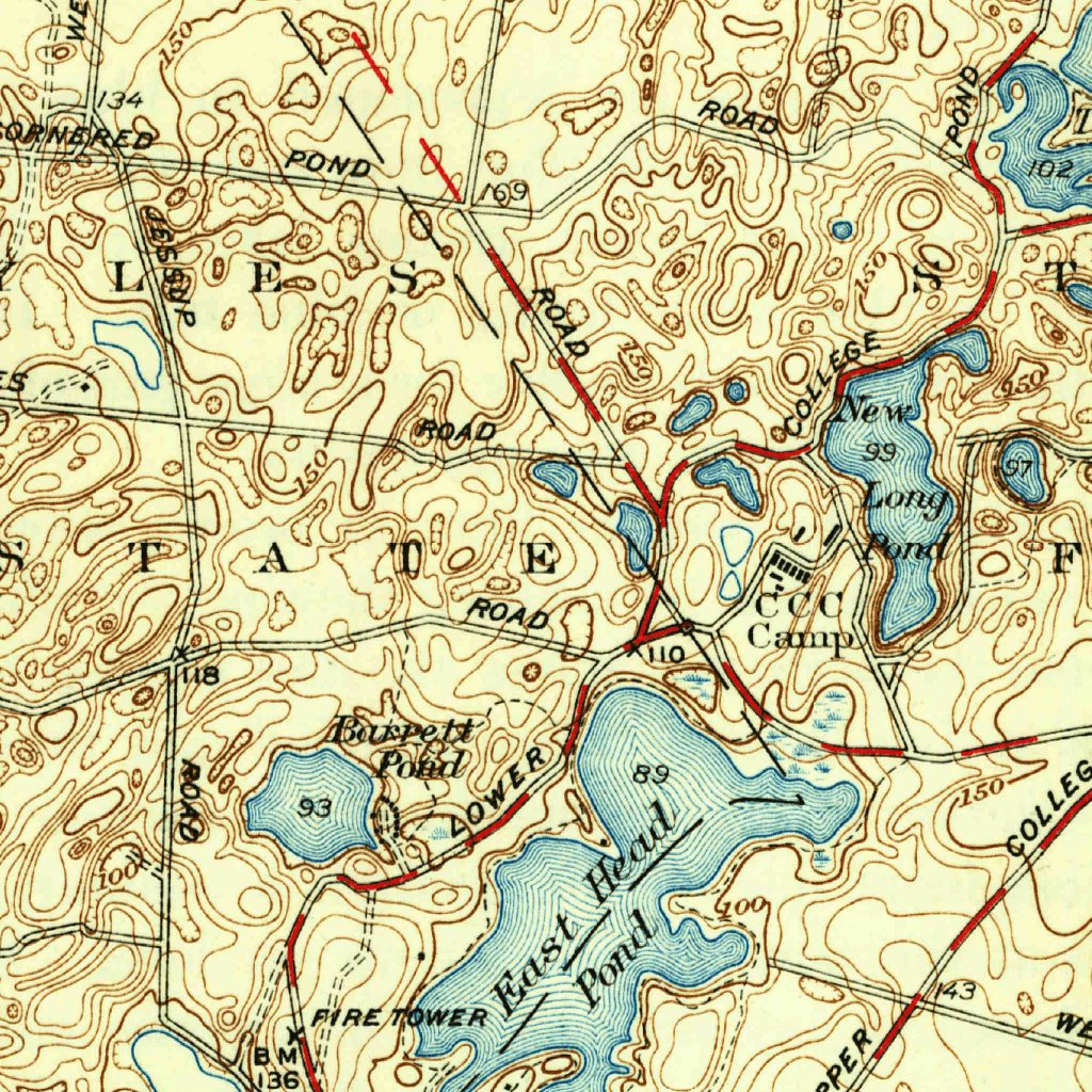 Wareham, MA (1939, 31680-Scale) Map by United States Geological Survey ...