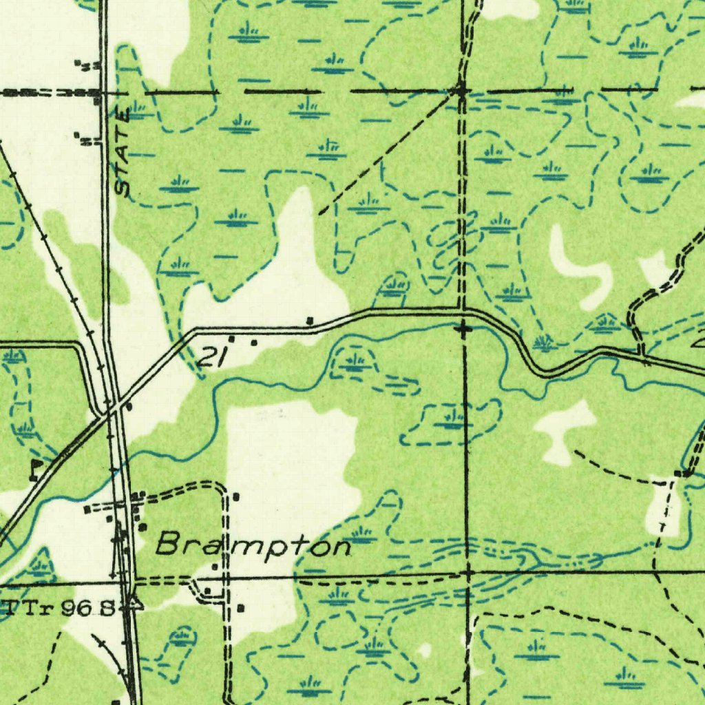 Perkins, MI (1932, 31680-Scale) Map by United States Geological Survey ...