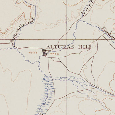 CA-ALTURAS: Authoritative US Topos Historic 1892 Map by Western ...