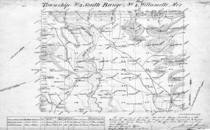 Historic Yamhill Carlton Area Map by Bygone Maps, LLC | Avenza Maps