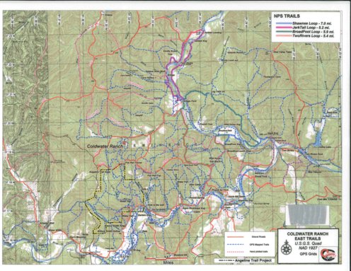 Coldwater Ranch Trails Map by coldwater ranch resort | Avenza Maps