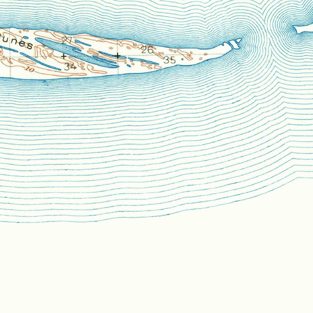 Horn Island, MS (1941, 62500-Scale) Map by United States Geological ...