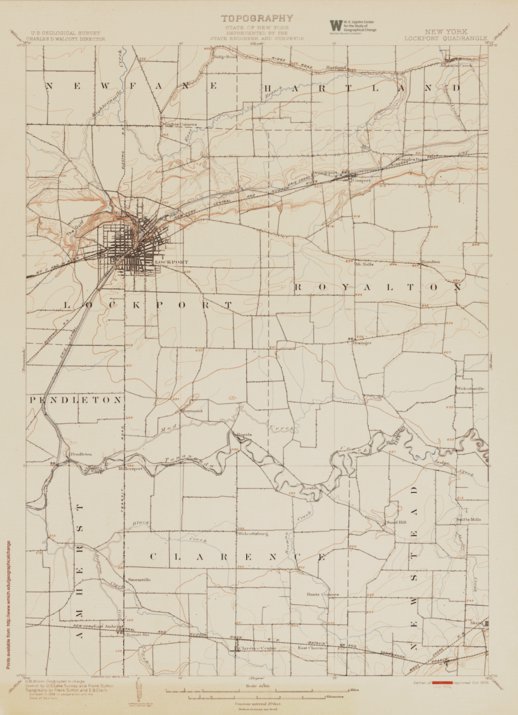 NY-LOCKPORT: Authoritative US Topos Historic 1902 Map by Western ...