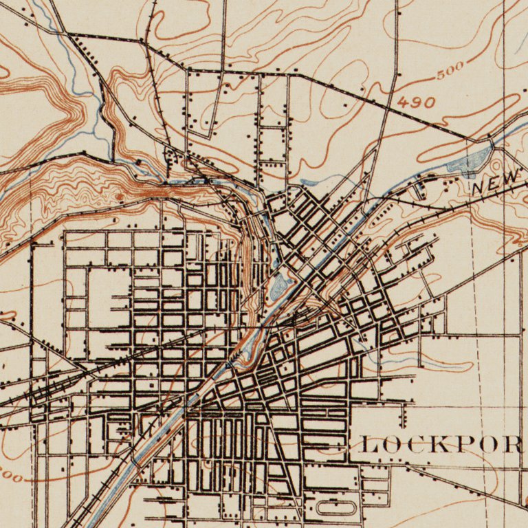 NY-LOCKPORT: Authoritative US Topos Historic 1902 Map by Western ...