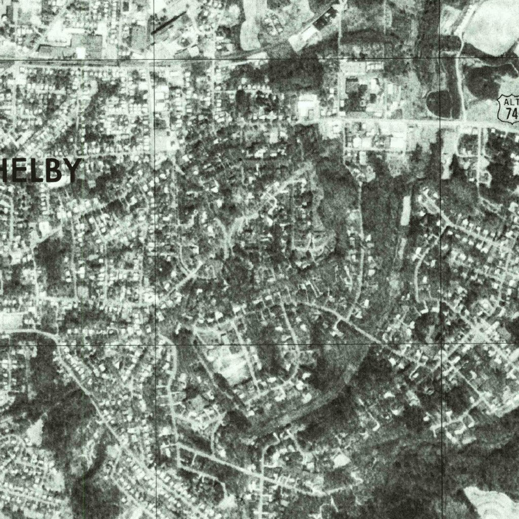 Shelby, NC (1976, 24000-Scale) Map by United States Geological Survey ...