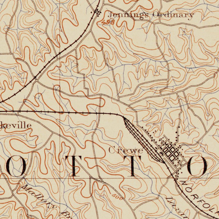 VA-FARMVILLE: Authoritative US Topos Historic 1893 Map by Western ...