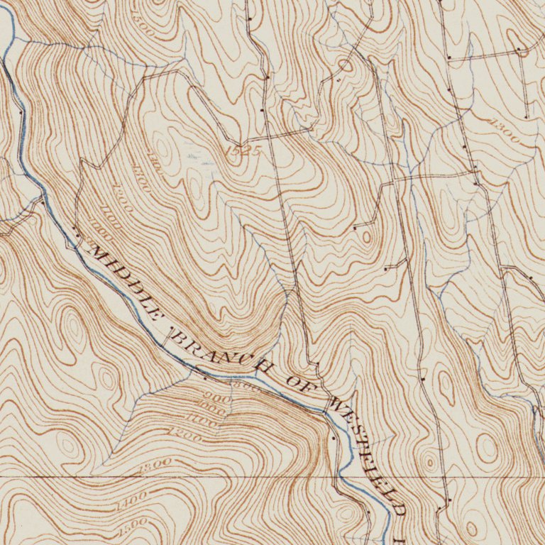 MA-CHESTERFIELD: Authoritative US Topos Historic 1895 Map by Western ...