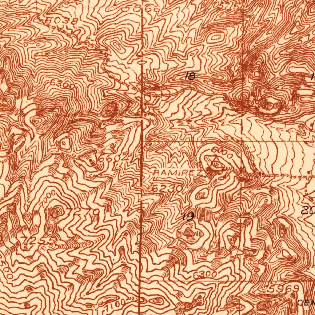 Arabela, NM (1936, 48000-Scale) Map by United States Geological Survey ...