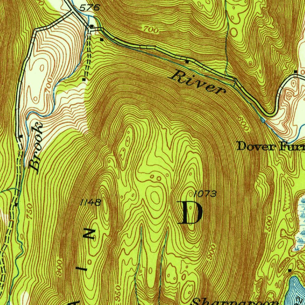 Dover Plains, NY-CT (1944, 24000-Scale) Map by United States Geological ...