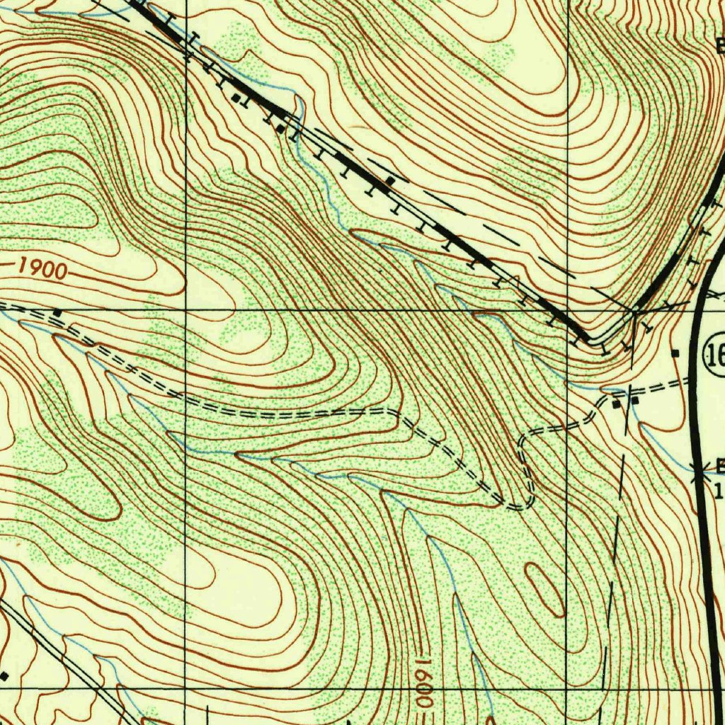 East Springfield, NY (1949, 25000-Scale) Map by United States ...