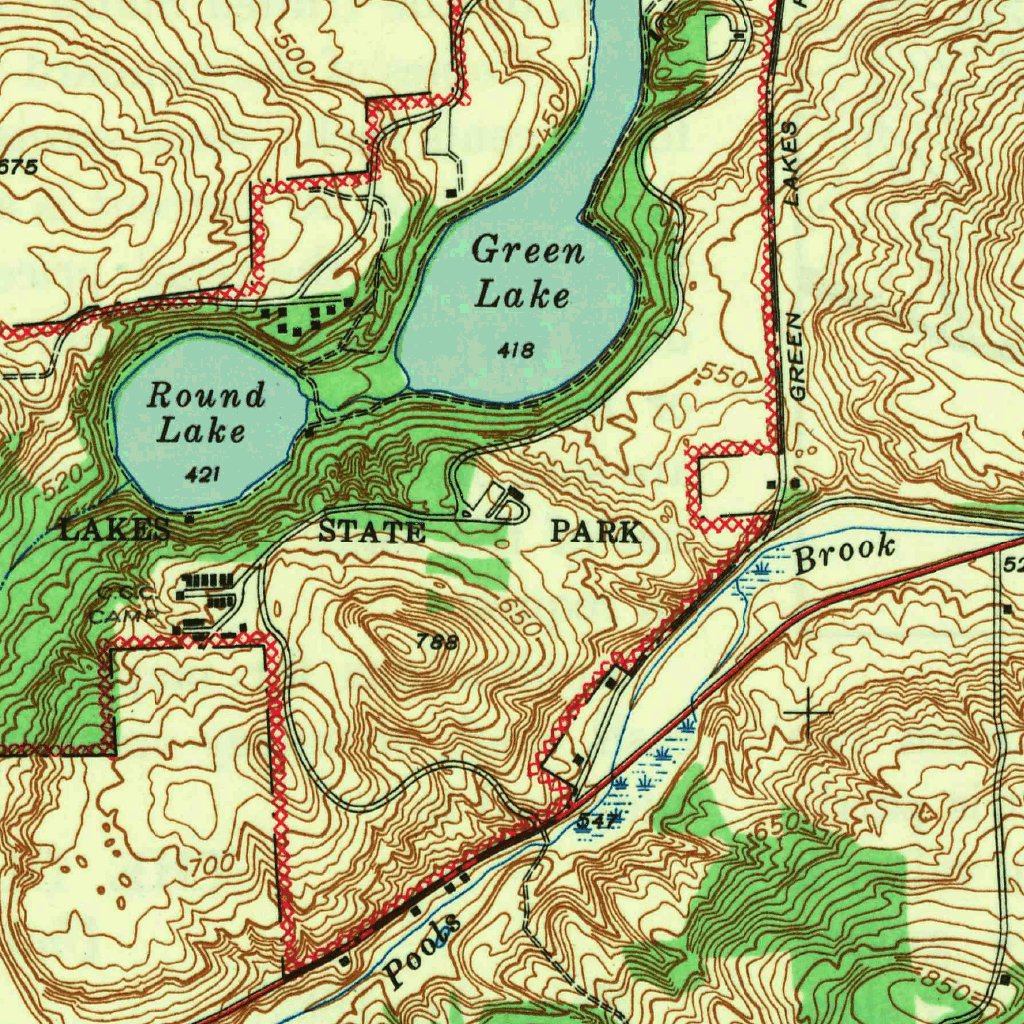Manlius, NY (1943, 31680-Scale) Map by United States Geological Survey ...