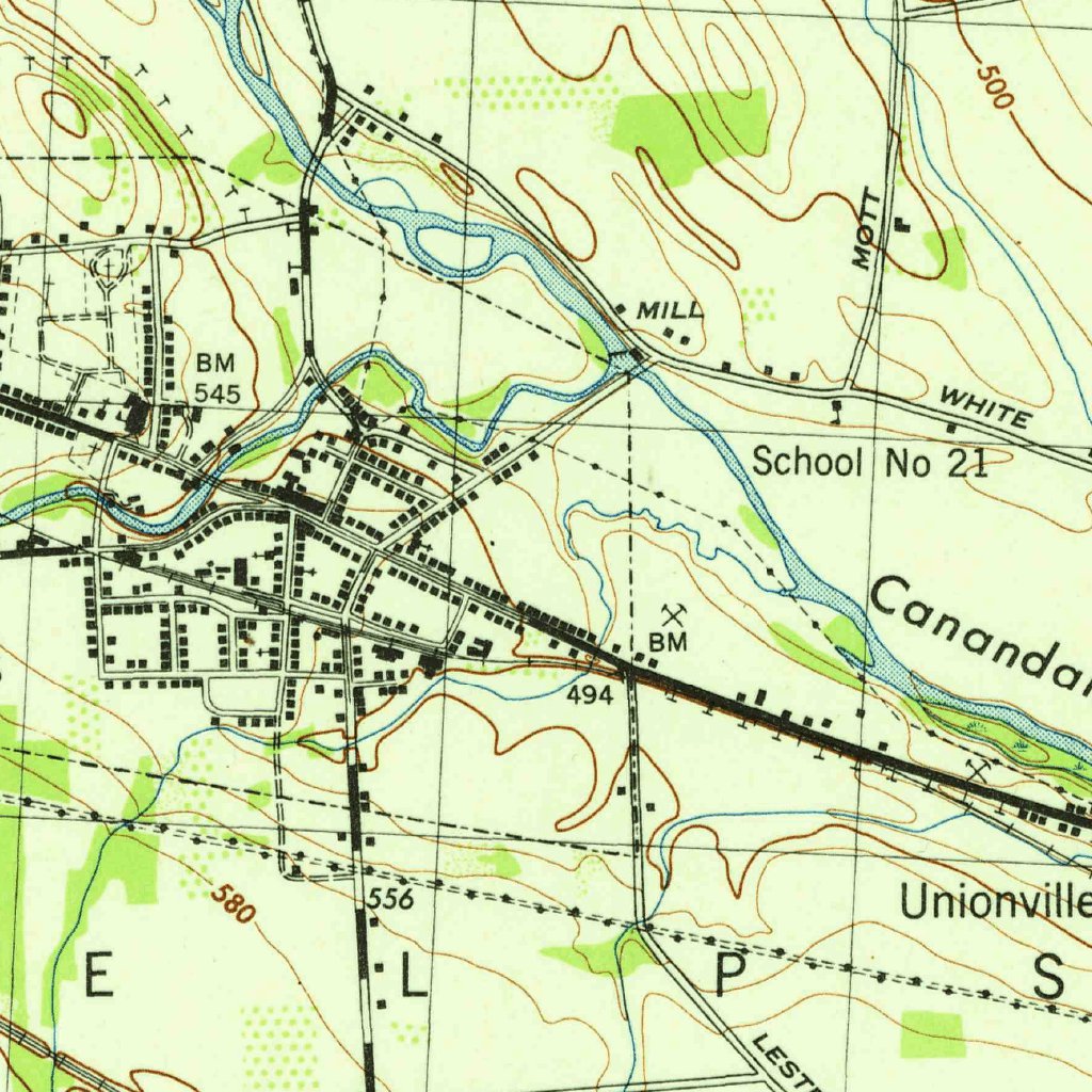 Phelps, NY (1943, 31680-Scale) Map by United States Geological Survey ...