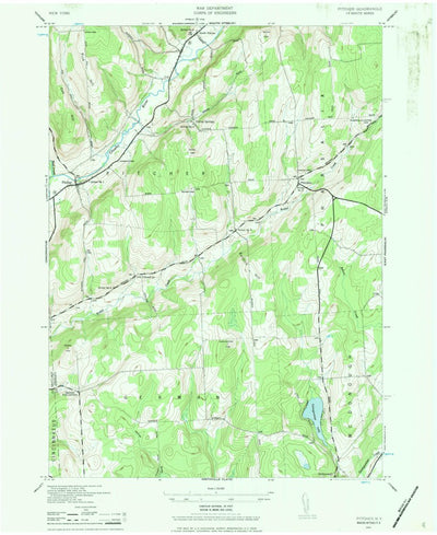Pitcher, NY (1943, 24000-Scale) Map by United States Geological Survey ...