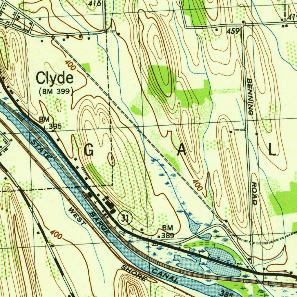 Savannah, NY (1943, 31680-Scale) Map by United States Geological Survey ...