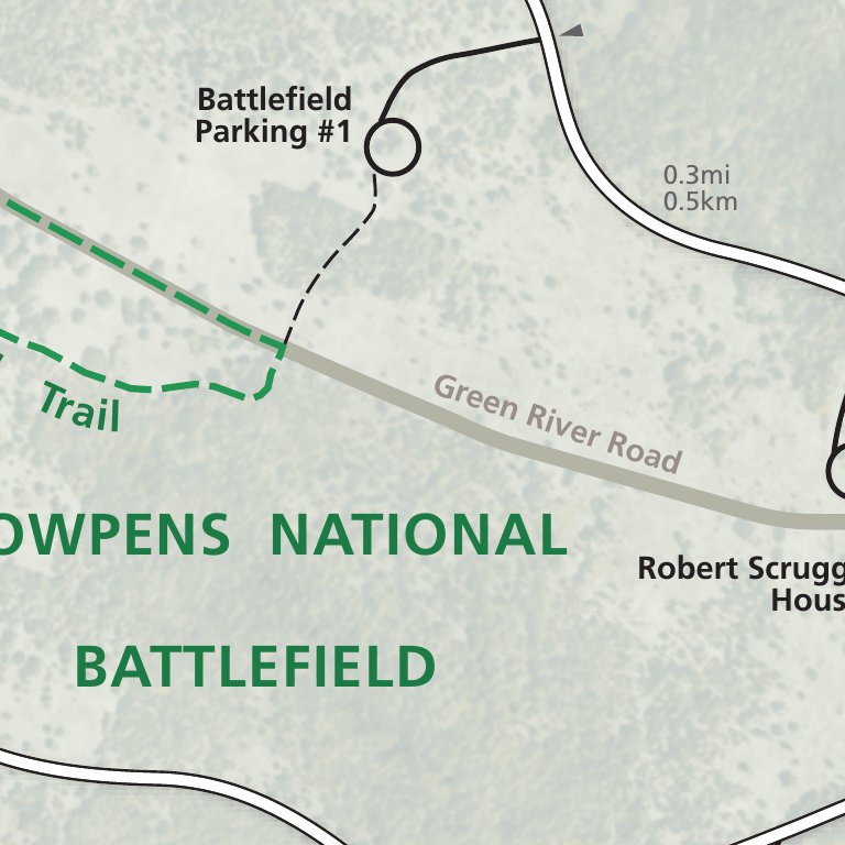 Cowpens National Battlefield Map by US National Park Service | Avenza Maps