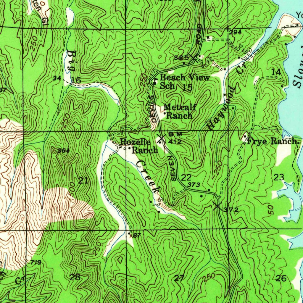 Empire, OR (1942, 62500-Scale) Map by United States Geological Survey ...