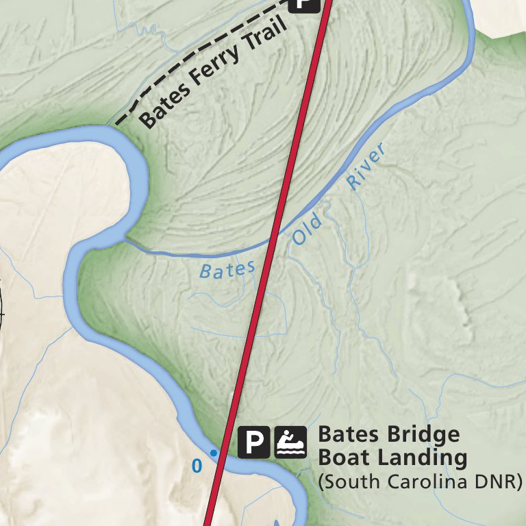 Congaree National Park Map by US National Park Service | Avenza Maps