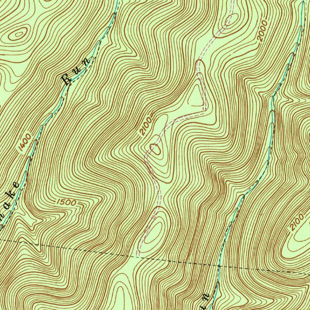 First Fork, PA (1945, 24000-Scale) Map by United States Geological ...