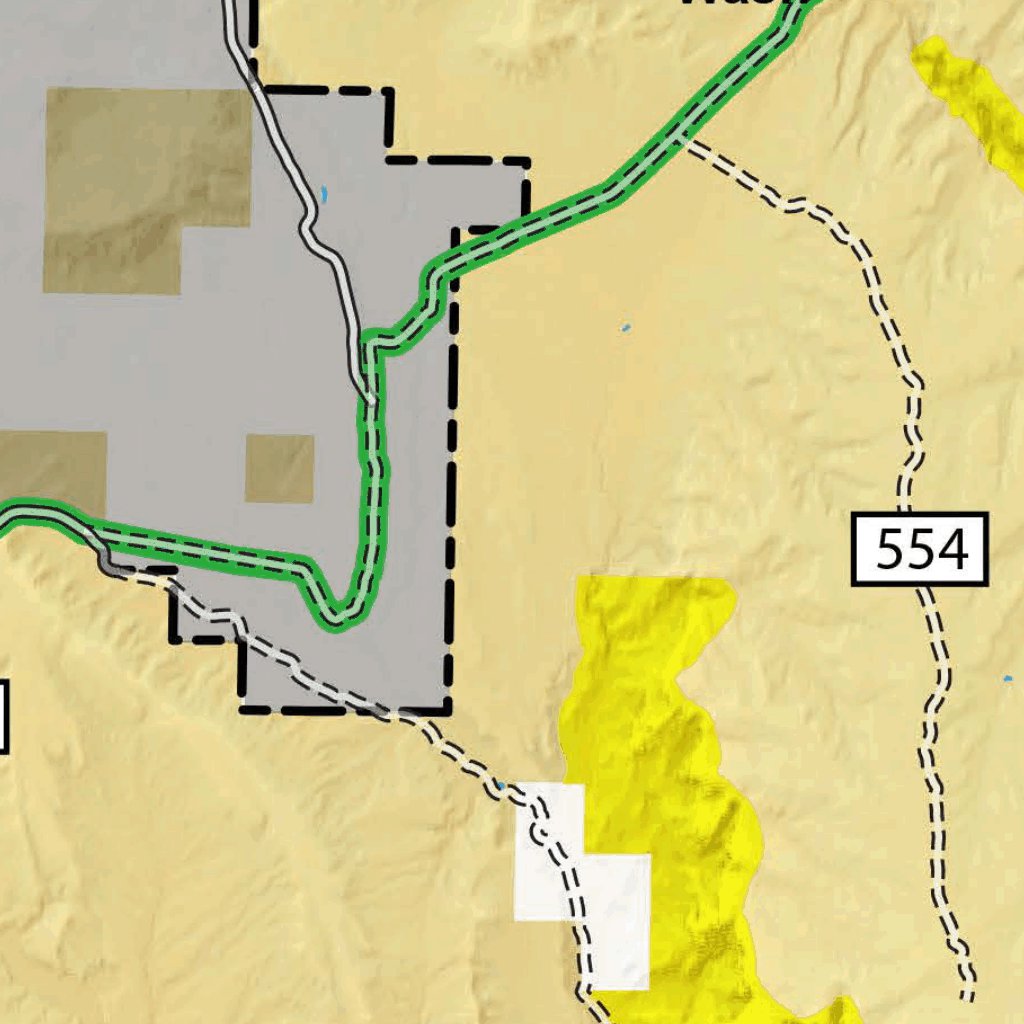 BLM Utah Skutumpah and Johnson Canyon Roads Map by Bureau of Land ...