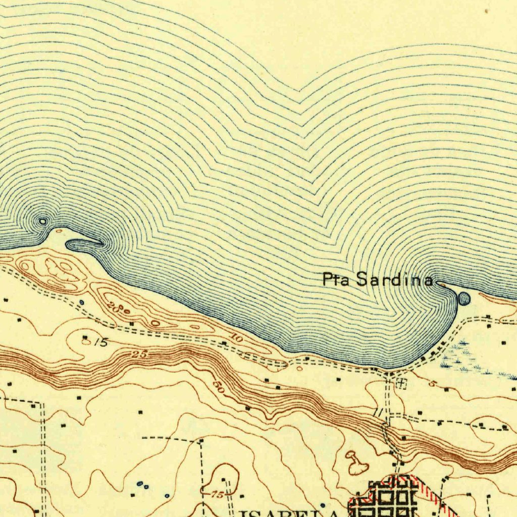 Isabela, PR (1941, 30000-Scale) Map by United States Geological Survey ...