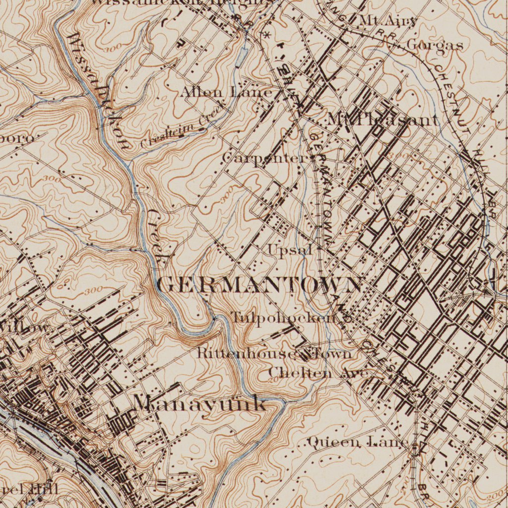 PA-NJ-GERMANTOWN: Authoritative US Topos Historic 1899 Map by Western ...
