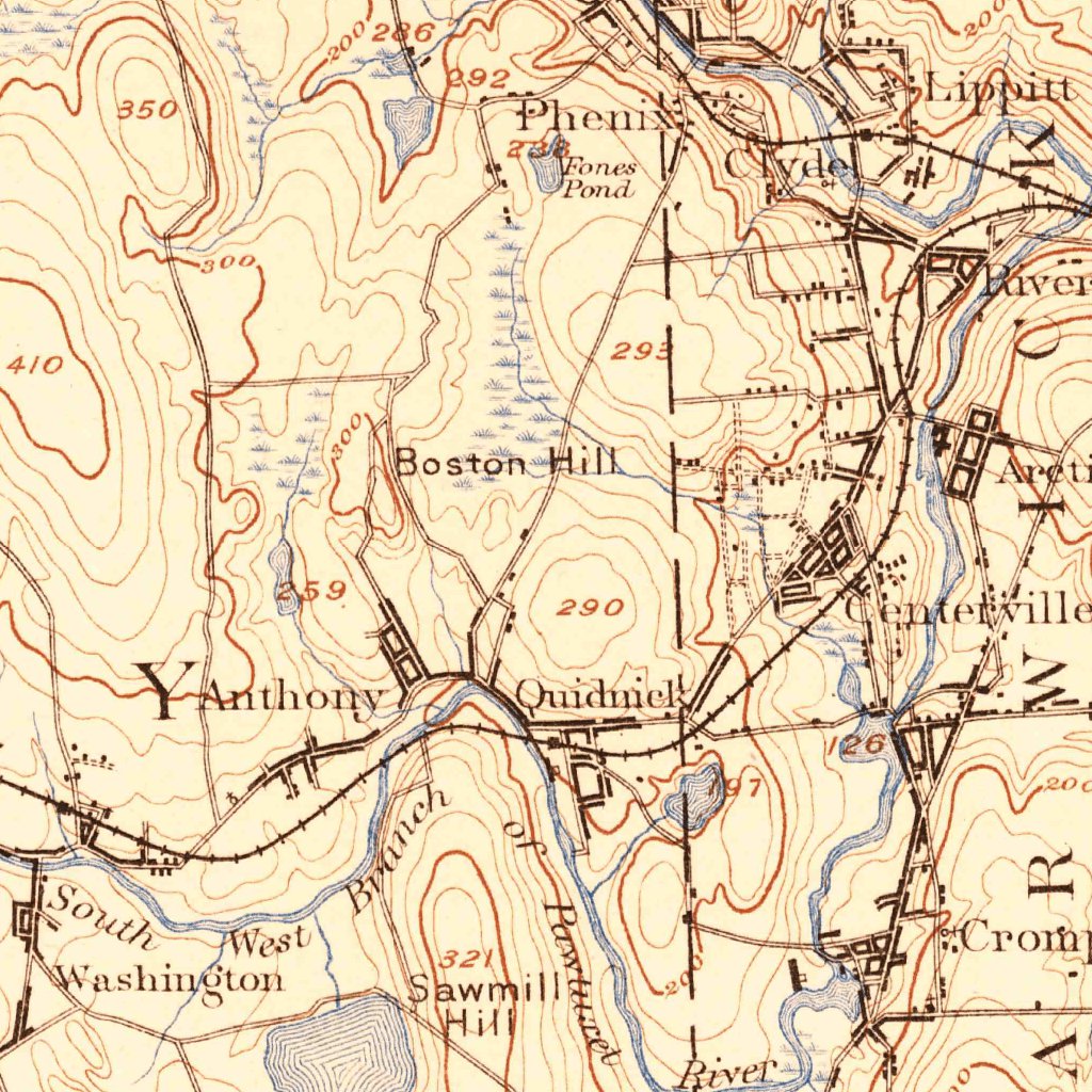 Kent, RI (1890, 62500-Scale) Map by United States Geological Survey ...