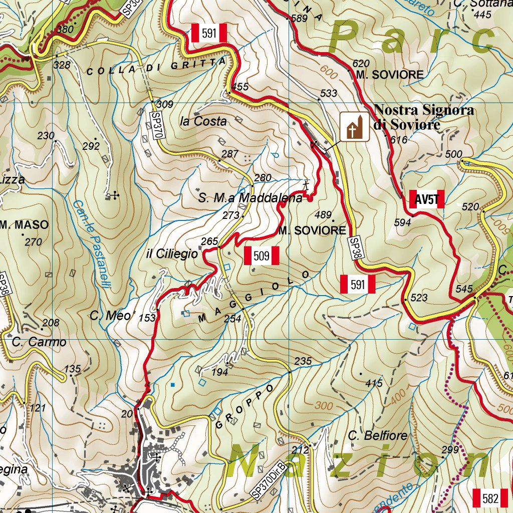 Parco Nazionale delle Cinque Terre Map by Infocartografica snc | Avenza ...