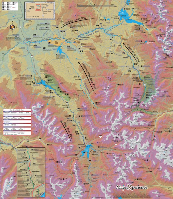Tackle Shop Blue Rvr. Fishing Map by The Tackle Shop | Avenza Maps
