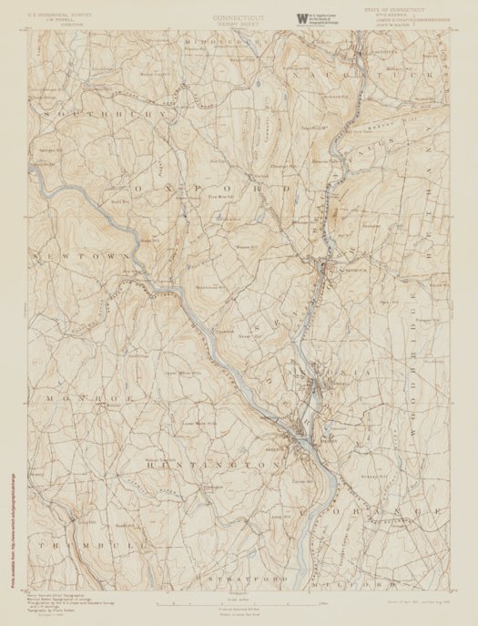 CT-DERBY: Authoritative US Topos Historic 1893 Map by Western Michigan ...