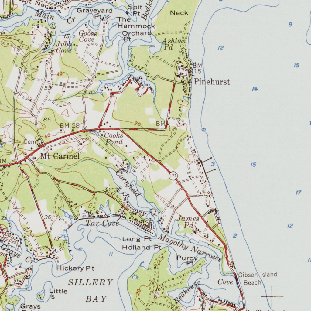 MD-NORTH POINT: Authoritative US Topos Historic 1947 Map by Western ...