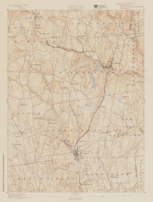 CT-WINSTEAD: Authoritative US Topos Historic 1892 Map by Western ...