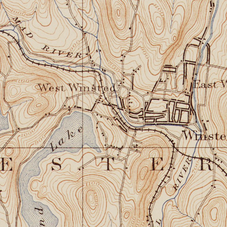 CT-WINSTEAD: Authoritative US Topos Historic 1892 Map by Western ...