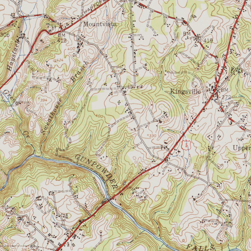 MD-GUNPOWDER: Authoritative US Topos Historic 1949 Map by Western ...
