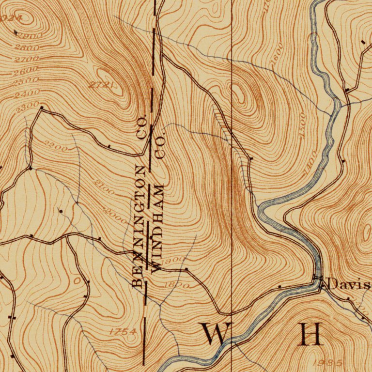 VT-WILMINGTON: Authoritative US Topos Historic 1899 Map by Western ...